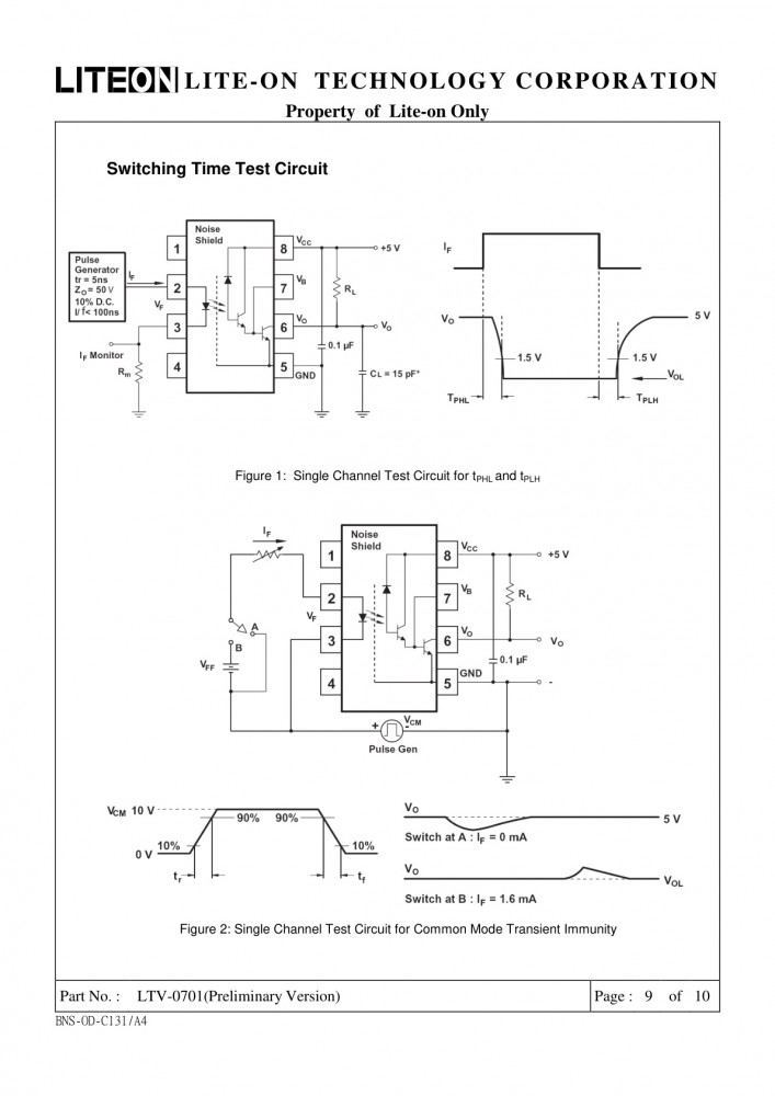 LTV-0701 datasheet page 10