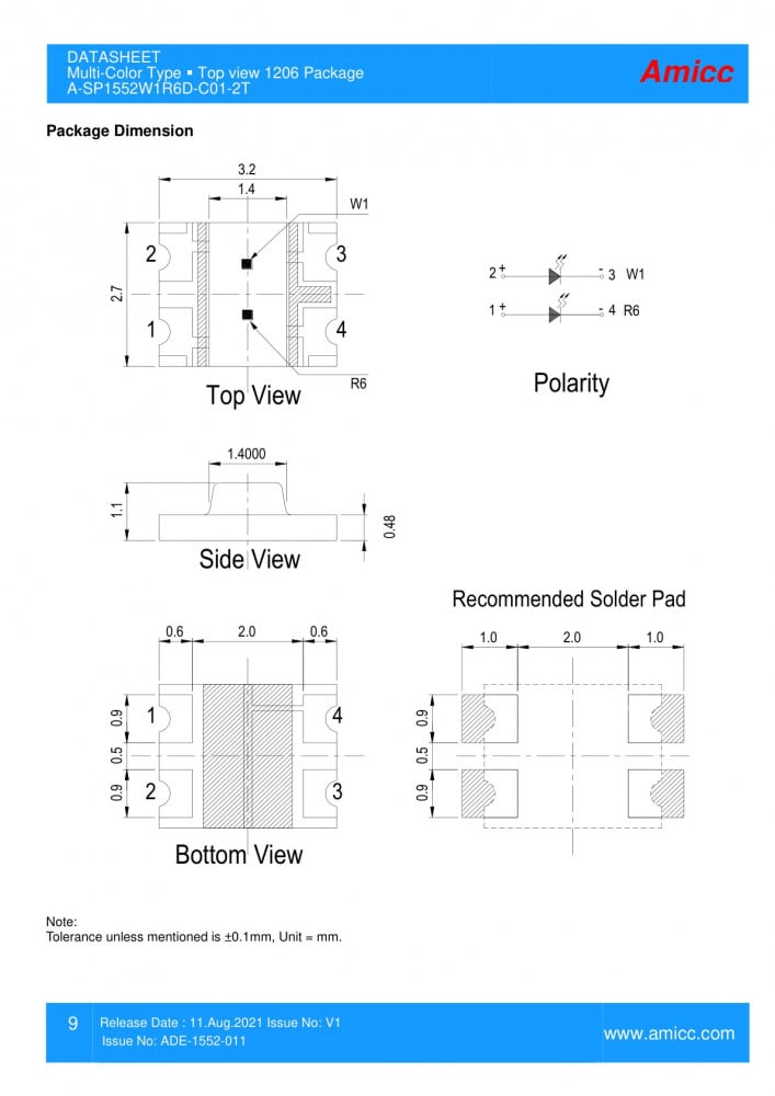 A-SP1552W1R6D-C01-2T datasheet page 9