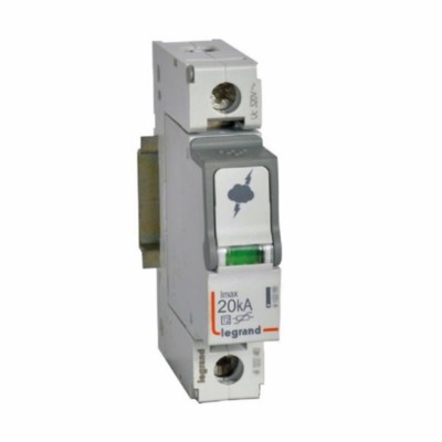 SPD - T2 - Imax 20kA/pole - 1P 230V 320V~ Type 2 SPD - Up 1.2kV In 5kA - DIN rail 1 module optical status for sale