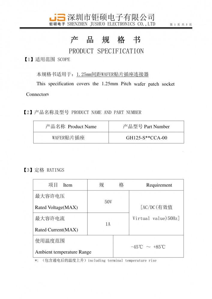 GH125-S04CCA-00 approval document page 4