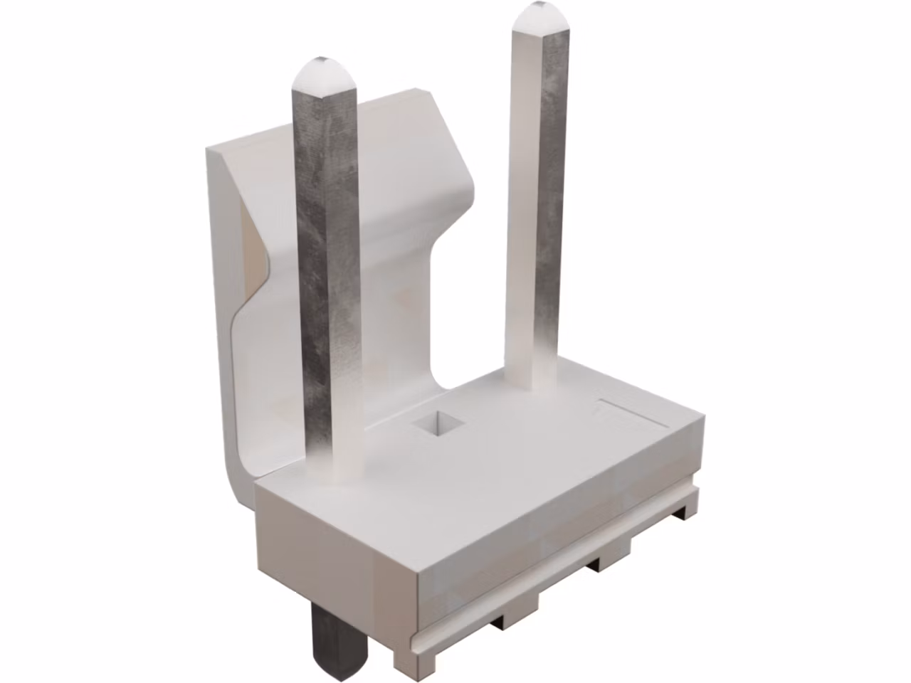 KK 396 Header, Vertical, Friction Lock, 3 Circuits, Tin (Sn) Plating, with Circuit 2 Voided for sale