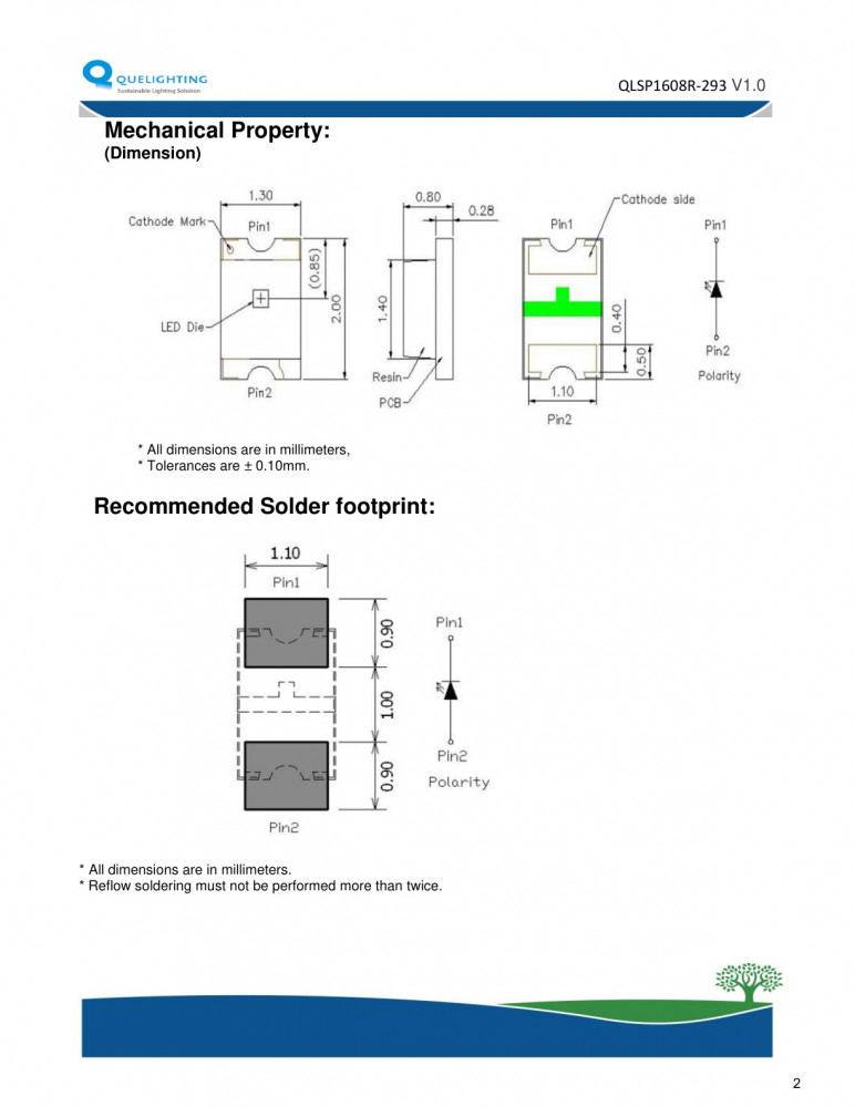 QLSP1608R datasheet page 3