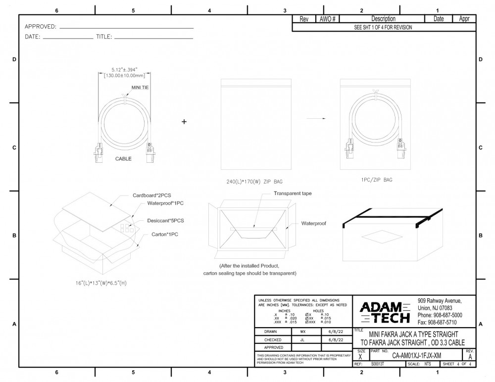 CA-AM01XJ-1FJX-XM technical drawing page 4