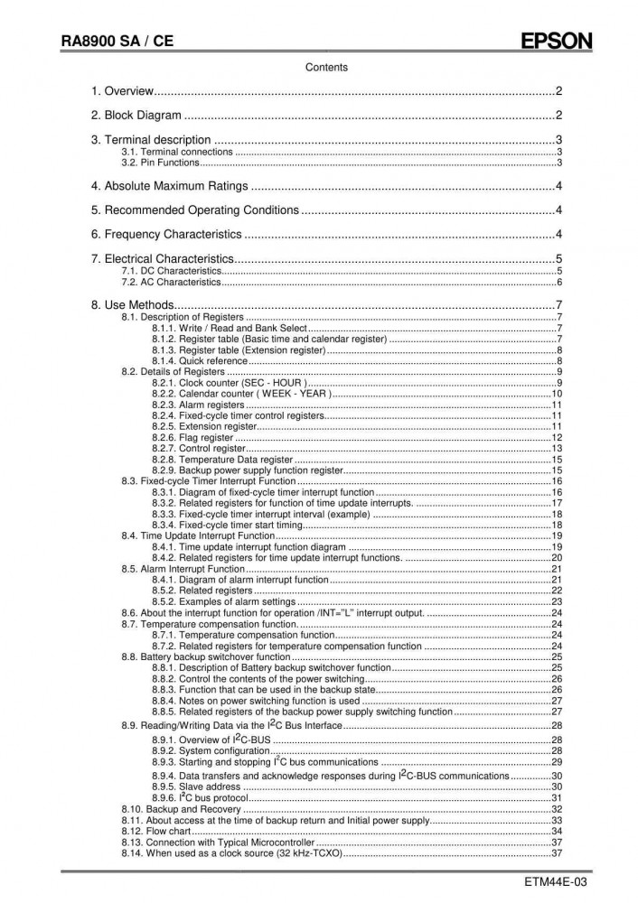 RA8900CE application manual page 3