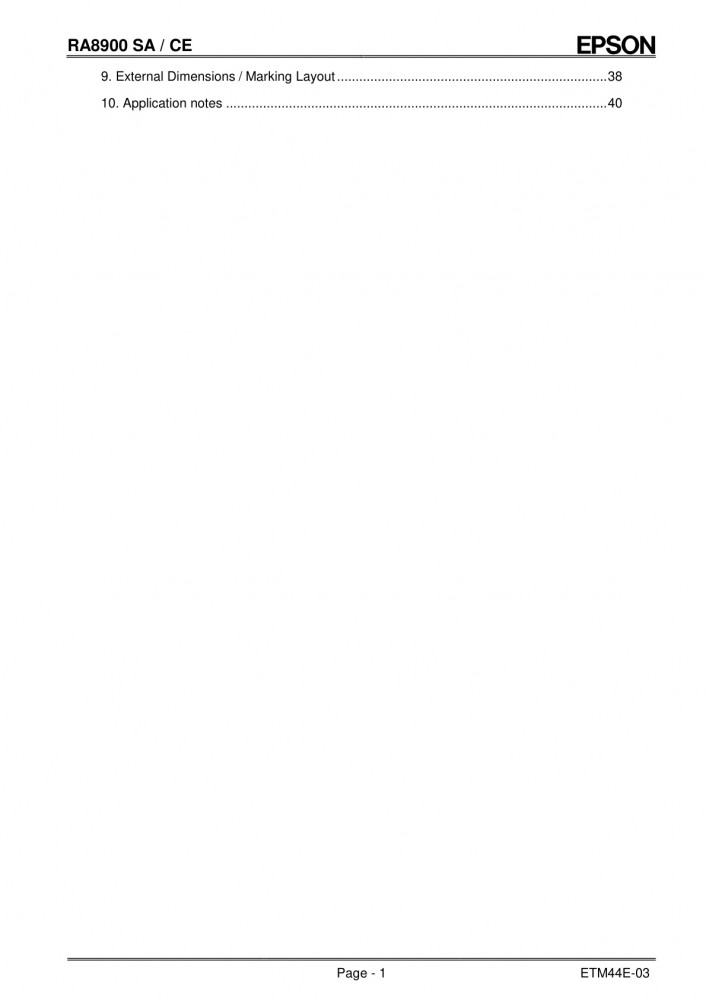 RA8900CE application manual page 4