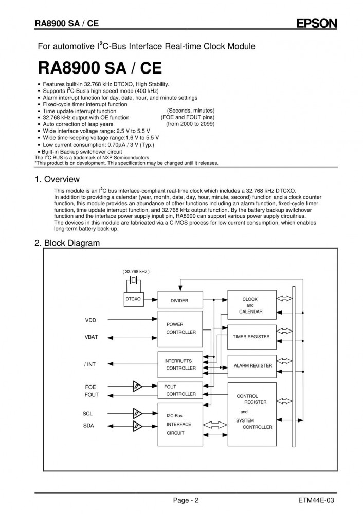 RA8900CE application manual page 5