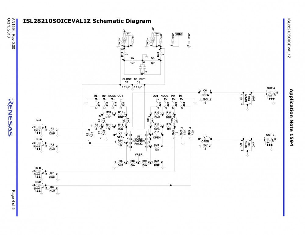 ISL28210SOICEVAL1Z document page 4