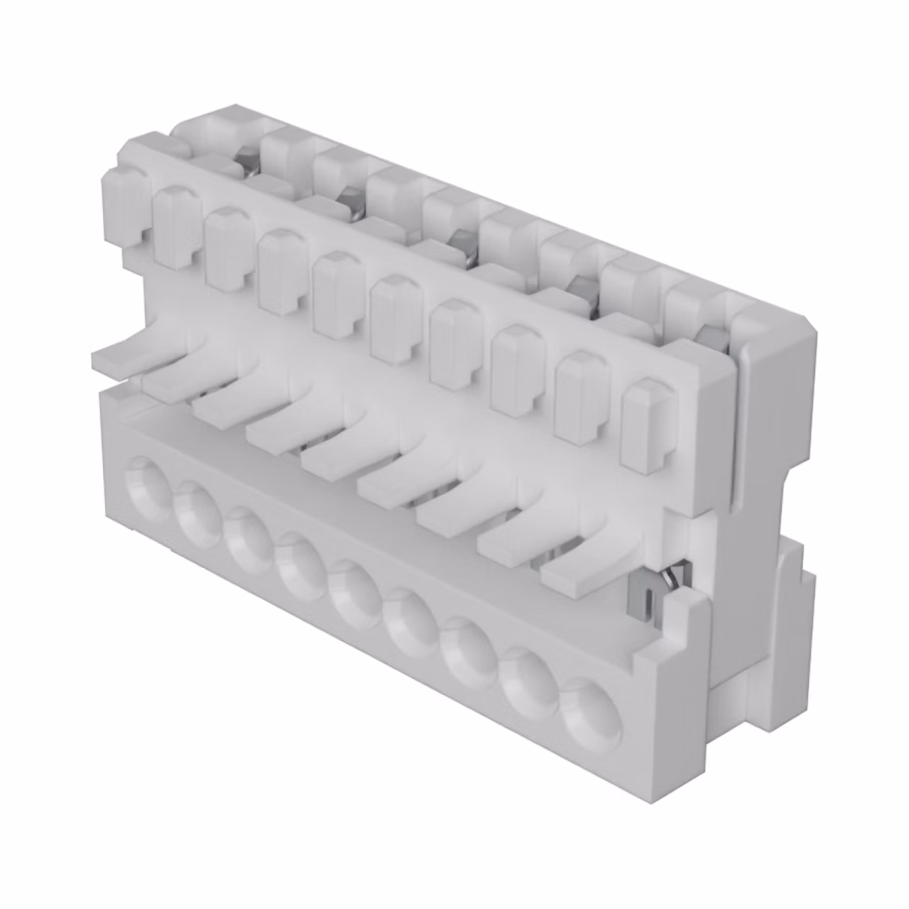 Appli-Mate RAST 2.5 IDT Housing, 5.00mm Pitch, Female, 5 Circuits, All Position Keys, Slotted Endwalls for sale