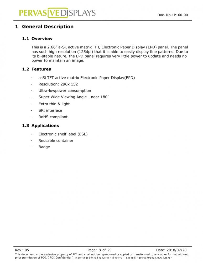E2266HS092 specification page 8