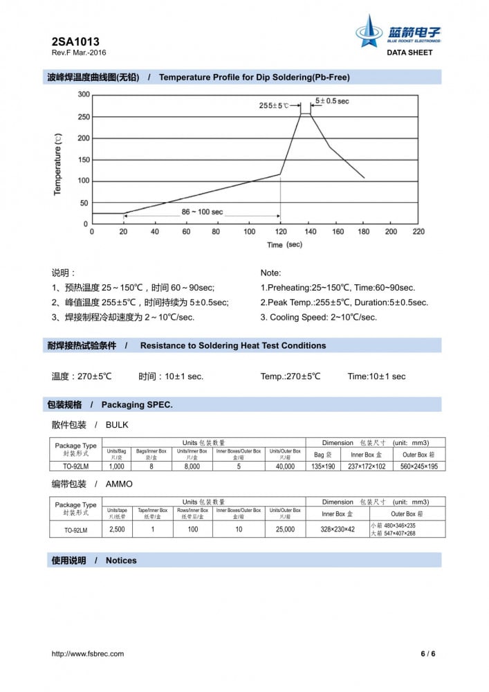 2SA1013-O datasheet page 6