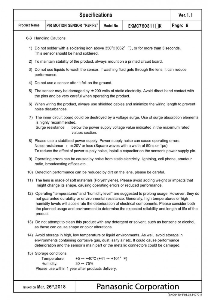 EKMC7603112K specification page 8
