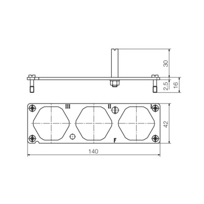 WEIDMULLER 1103720000 Heavy Duty Connector Frame for sale