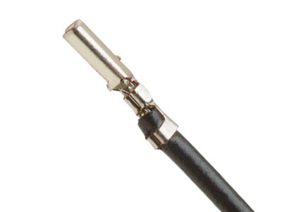 Pre-Crimped Lead Sherlock Female-to-Sherlock Female, Tin (Sn) Plating, 150.00mm Length, 26 AWG, Black