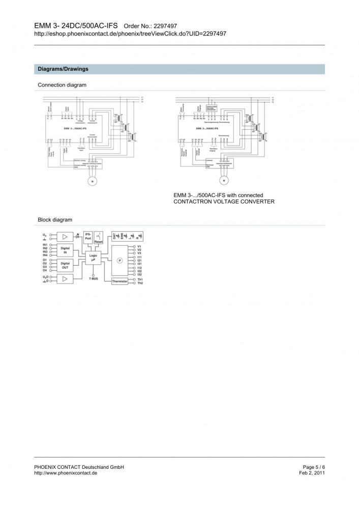 Phoenix Contact 2297497 technical document page 5