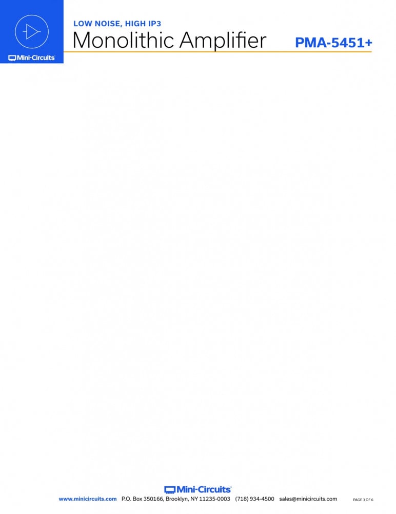 PMA-5451+ datasheet page 3