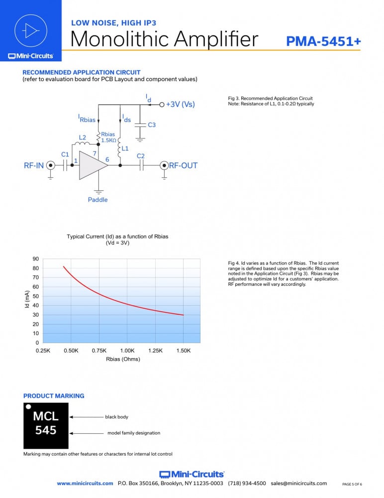 PMA-5451+ datasheet page 5