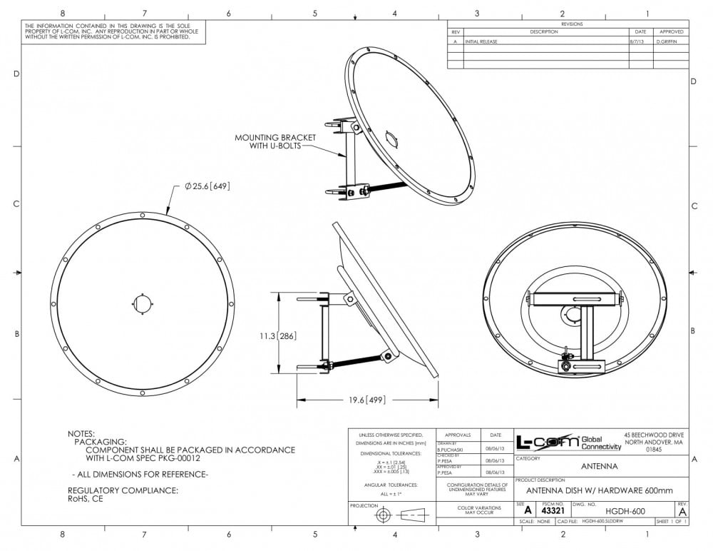 HGDH-600 technical documentation page