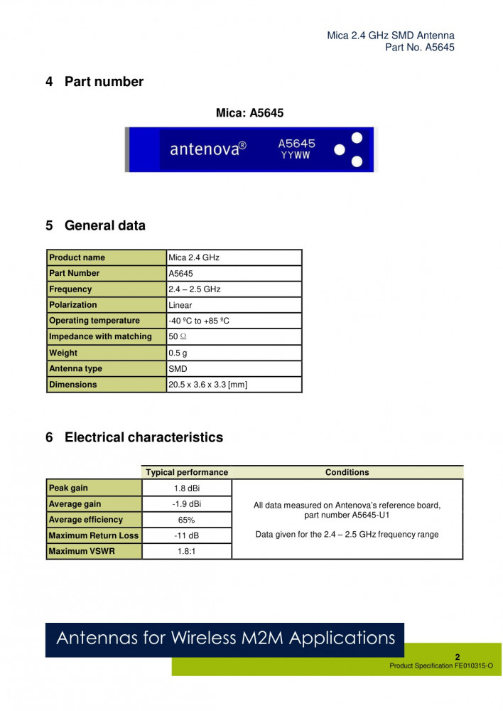 A5645 datasheet page 2