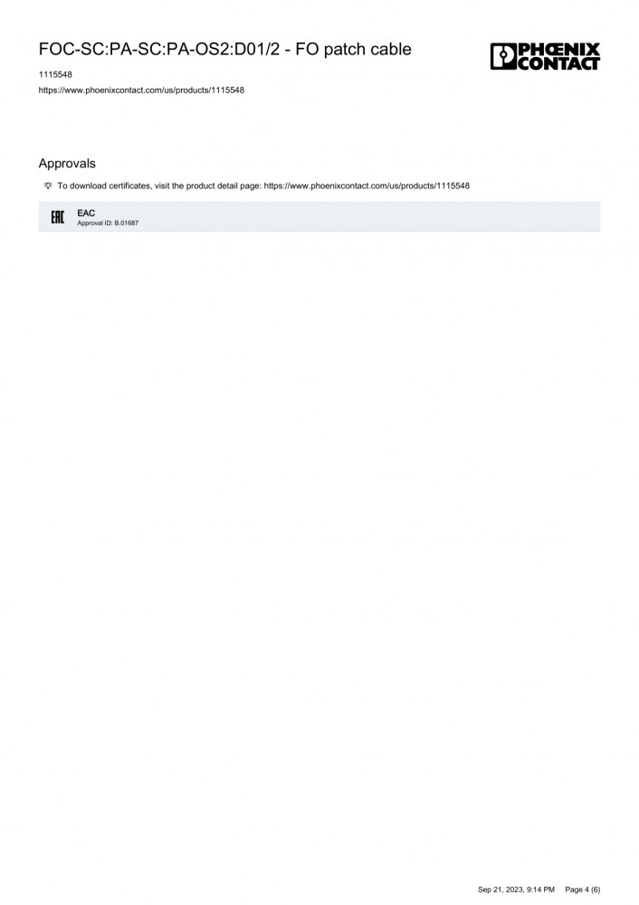 Phoenix Contact 1115548 technical document page 4