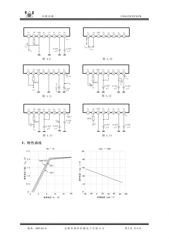 CS54123CS datasheet page 5
