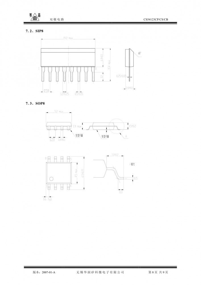 CS54123CS datasheet page 8