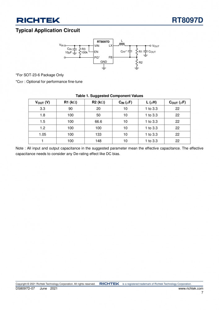RT8097D datasheet page 7