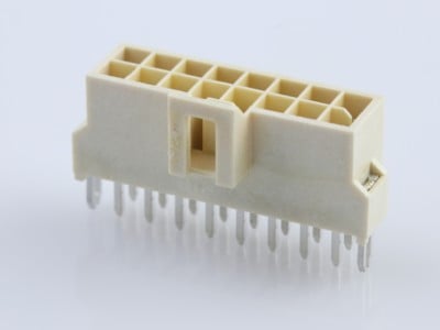 NearStack 100-Ohm Connector, 32 Circuits, 8 Differential Pair, Non-Polarized, 4.77mm Solder Nail Length, with Pick and Place Dust Cap