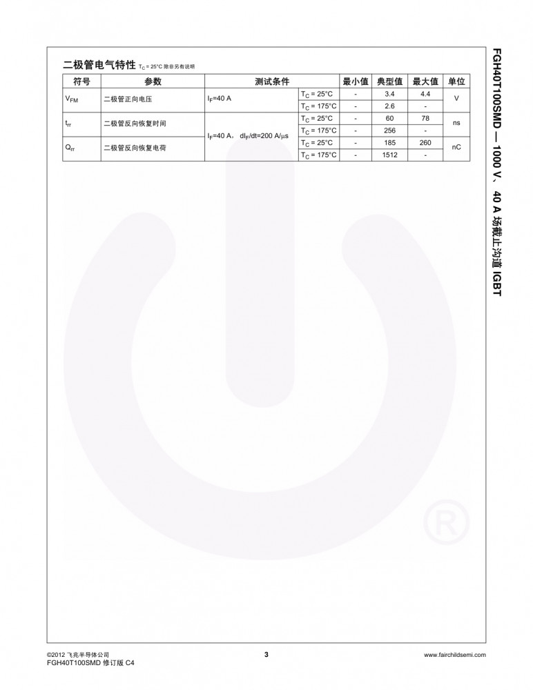 FGH40T100SMD-F155 datasheet page 4