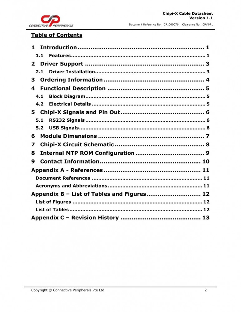 Chipi-X datasheet page 2