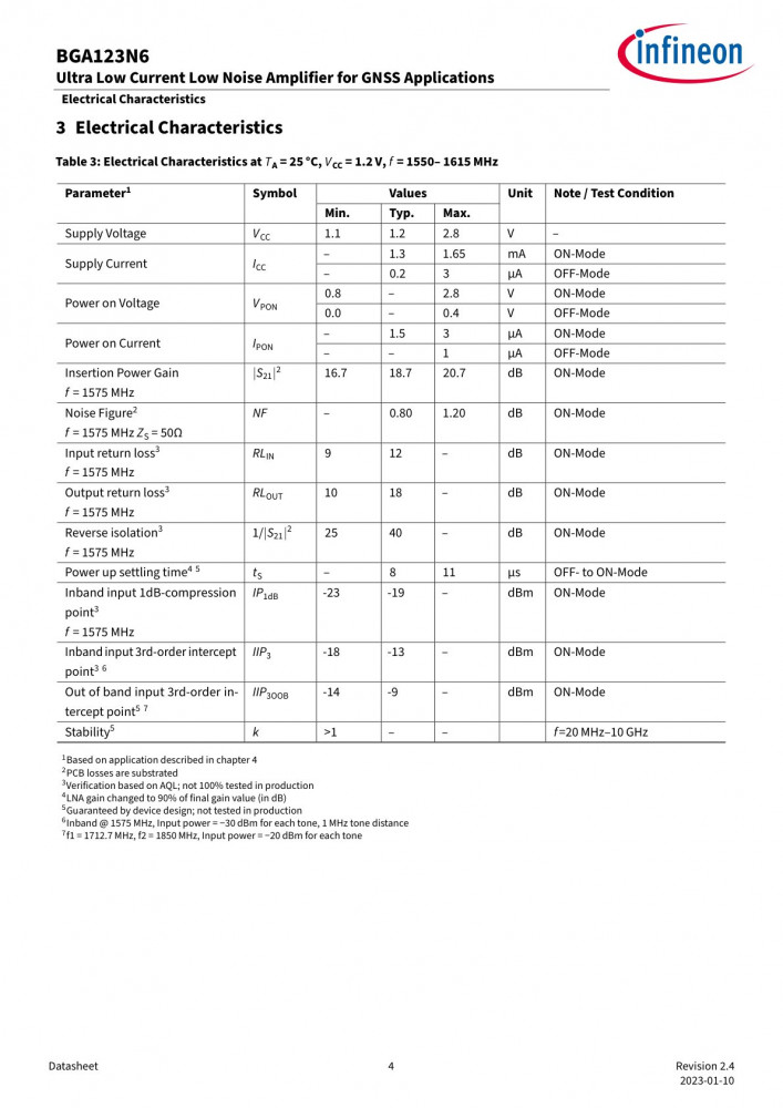 BGA123N6 datasheet page 5