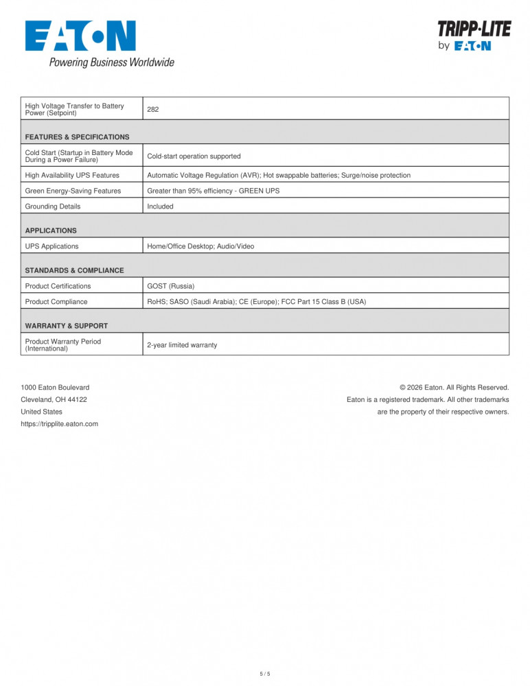 AVRX550U technical document page 5