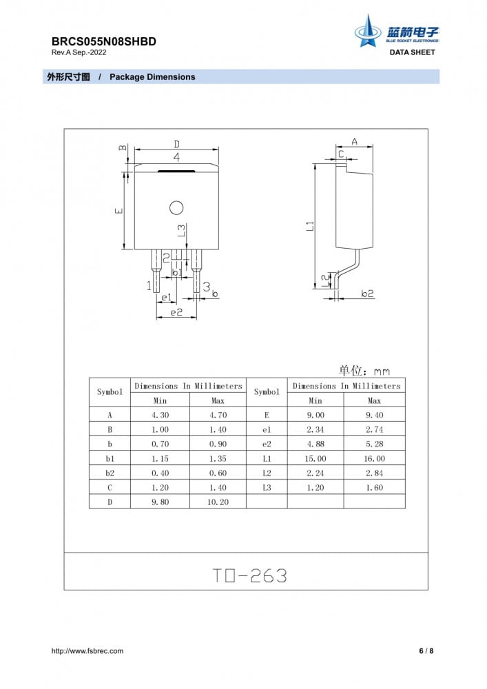 BRCS055N08SHBD datasheet page 6