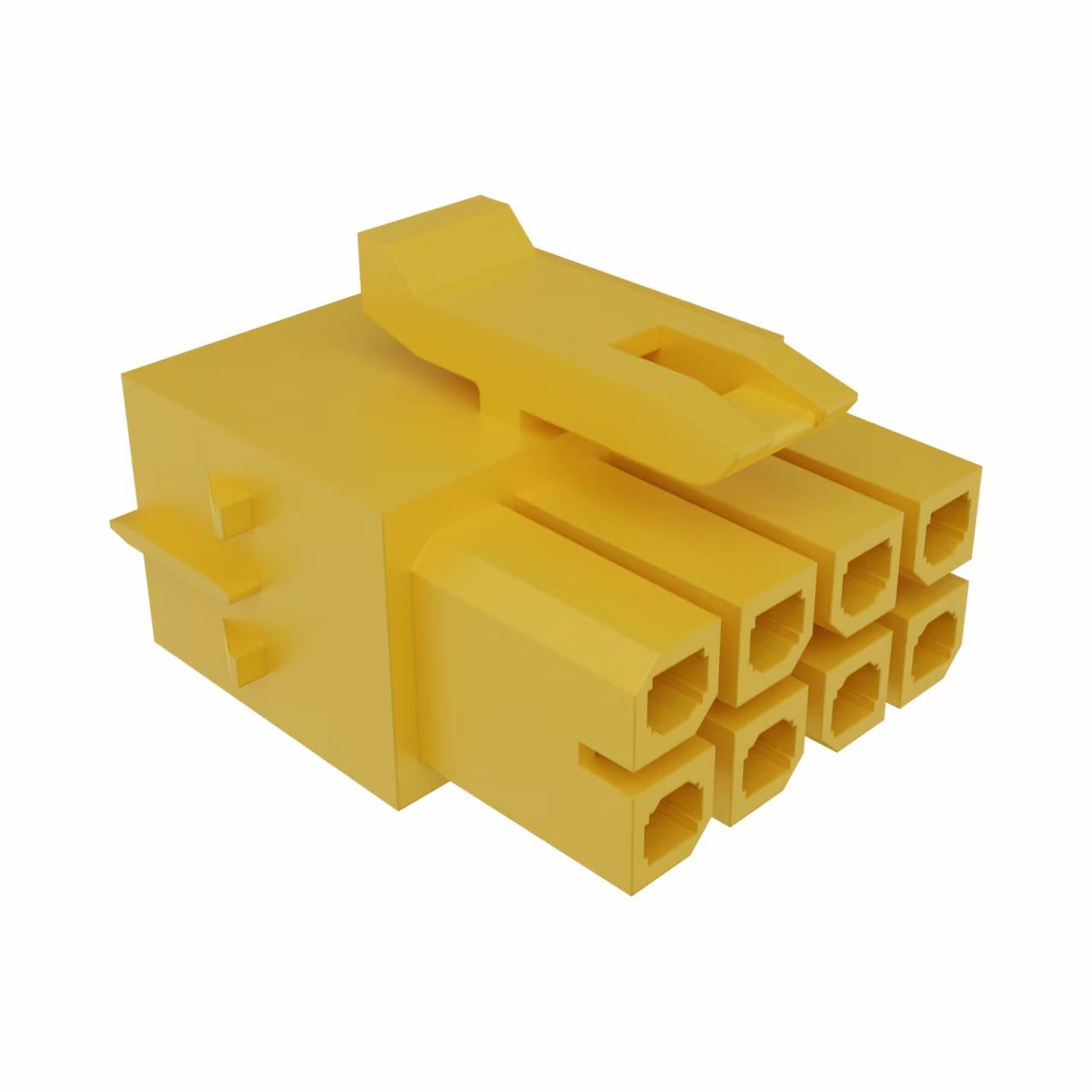 Micro-Fit+ Versa Color Receptacle Housing, Dual Row, 8 Circuits, UL 94V-0, Glow-Wire Capable, Yellow for sale