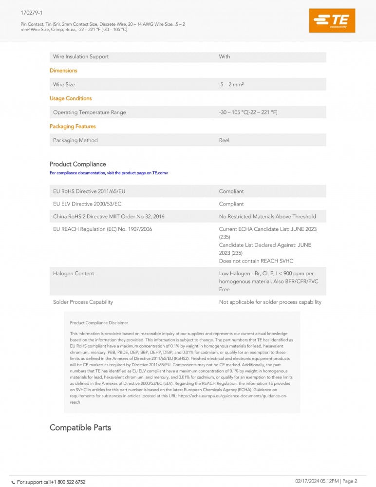 170279-1 technical document page 2