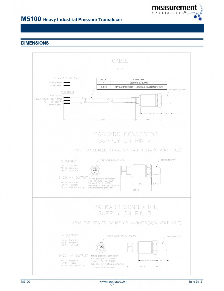 M5151 M5100 datasheet page 4