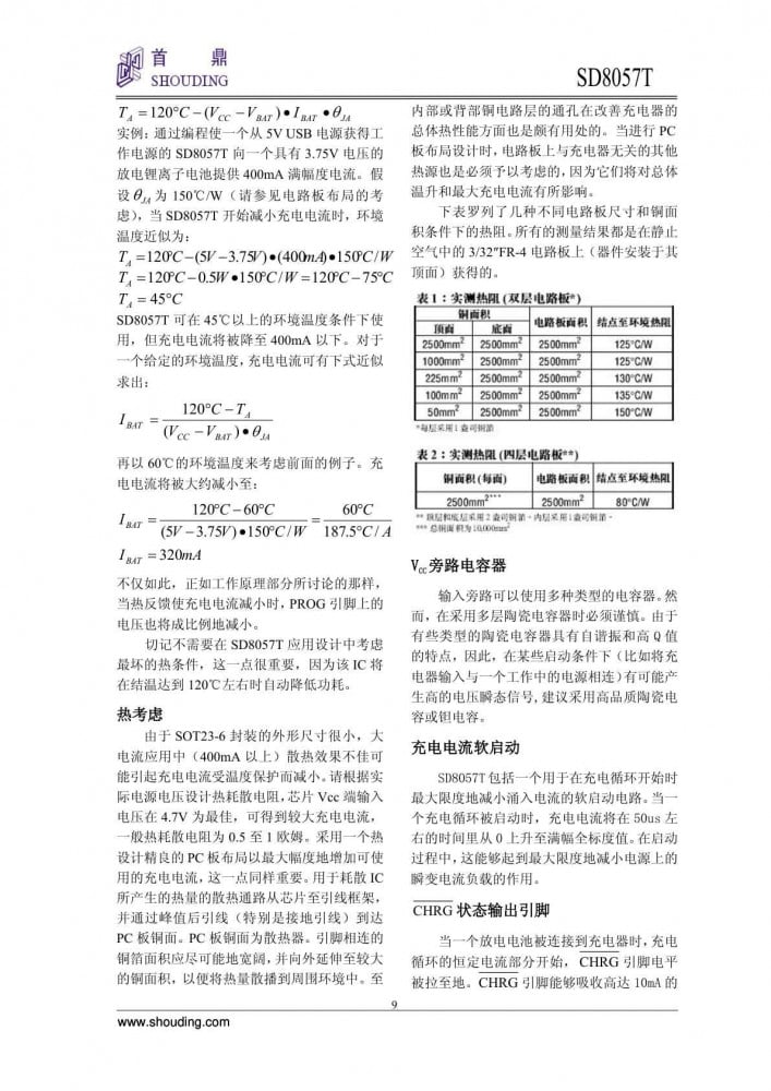 SD8057T datasheet page 9