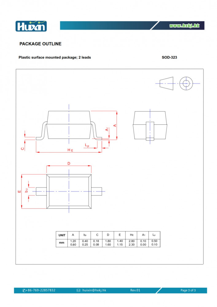 BAT46WS datasheet page 3