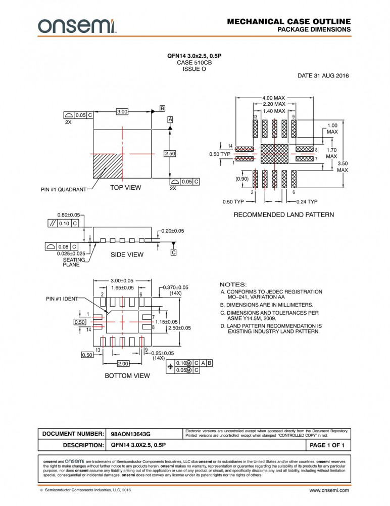 74LCX04 package drawing page 7