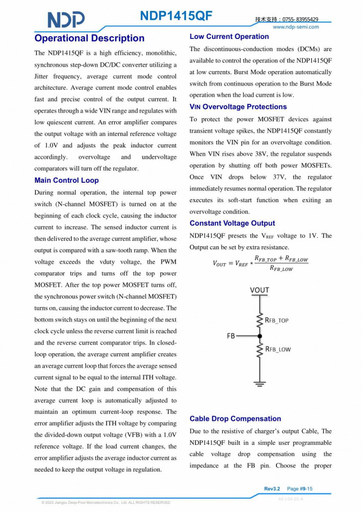 NDP1415QF datasheet page 9