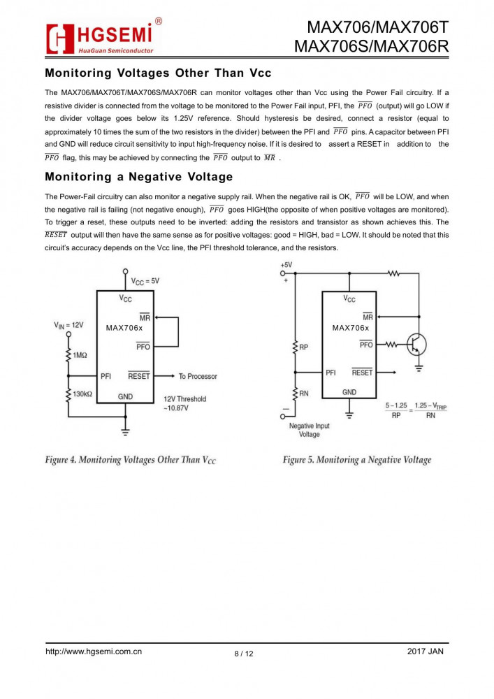 MAX706TM/TR datasheet page 8