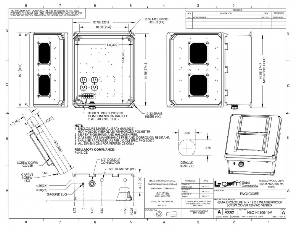 NBC141206-10V technical document page