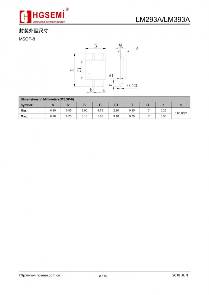LM293AM/TR datasheet page 8