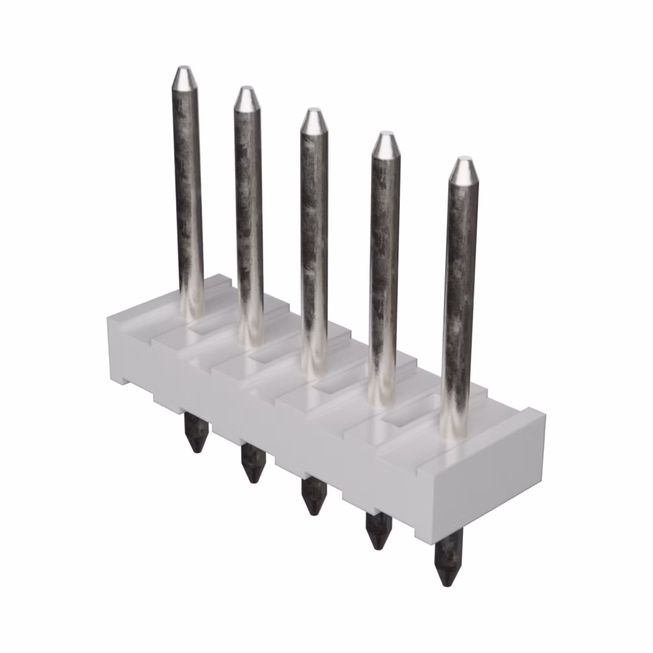KK 396 Wire-to-Board Header, Vertical Round Pin, 5 Circuits, Tin (Sn) Plating, with Mating Pin Length of 11.43mm (.450
