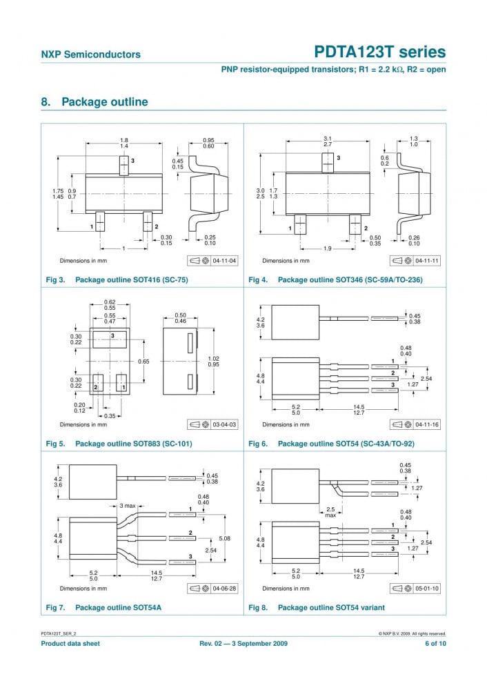 PDTA123TT datasheet page 7