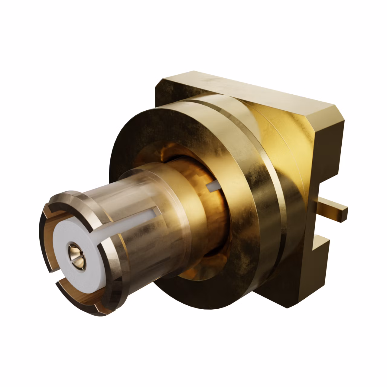 SMP Plug-to-SMP Jack Adapter Assembly, 7.14mm Length, One Piece Per Bag, 50 Ohms for sale