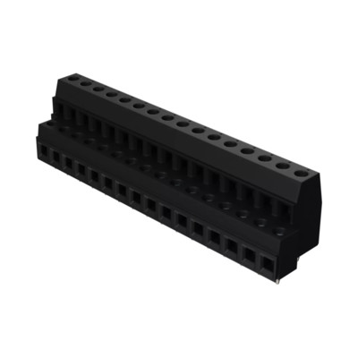 5.08mm Pitch Beau Eurostyle Low Profile, Two Level Terminal Block, Modular, 32 Circuits for sale