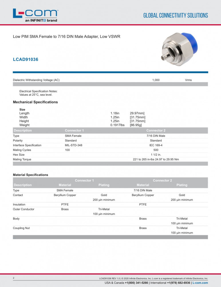LCAD91036 technical document page 2