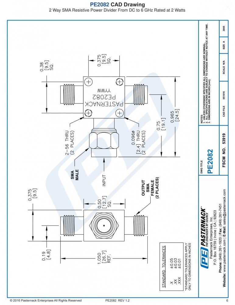 PE2082 datasheet page 6