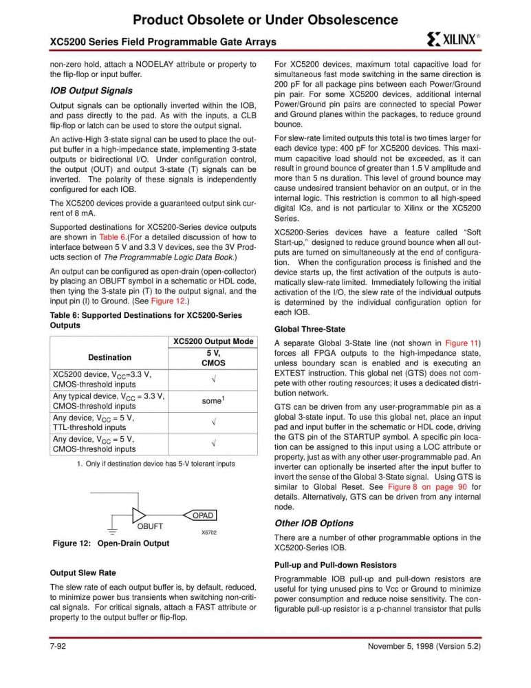 XC5200 technical document page 10