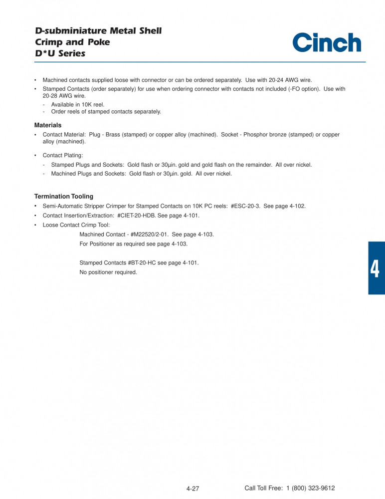 CINCH connector document page 2